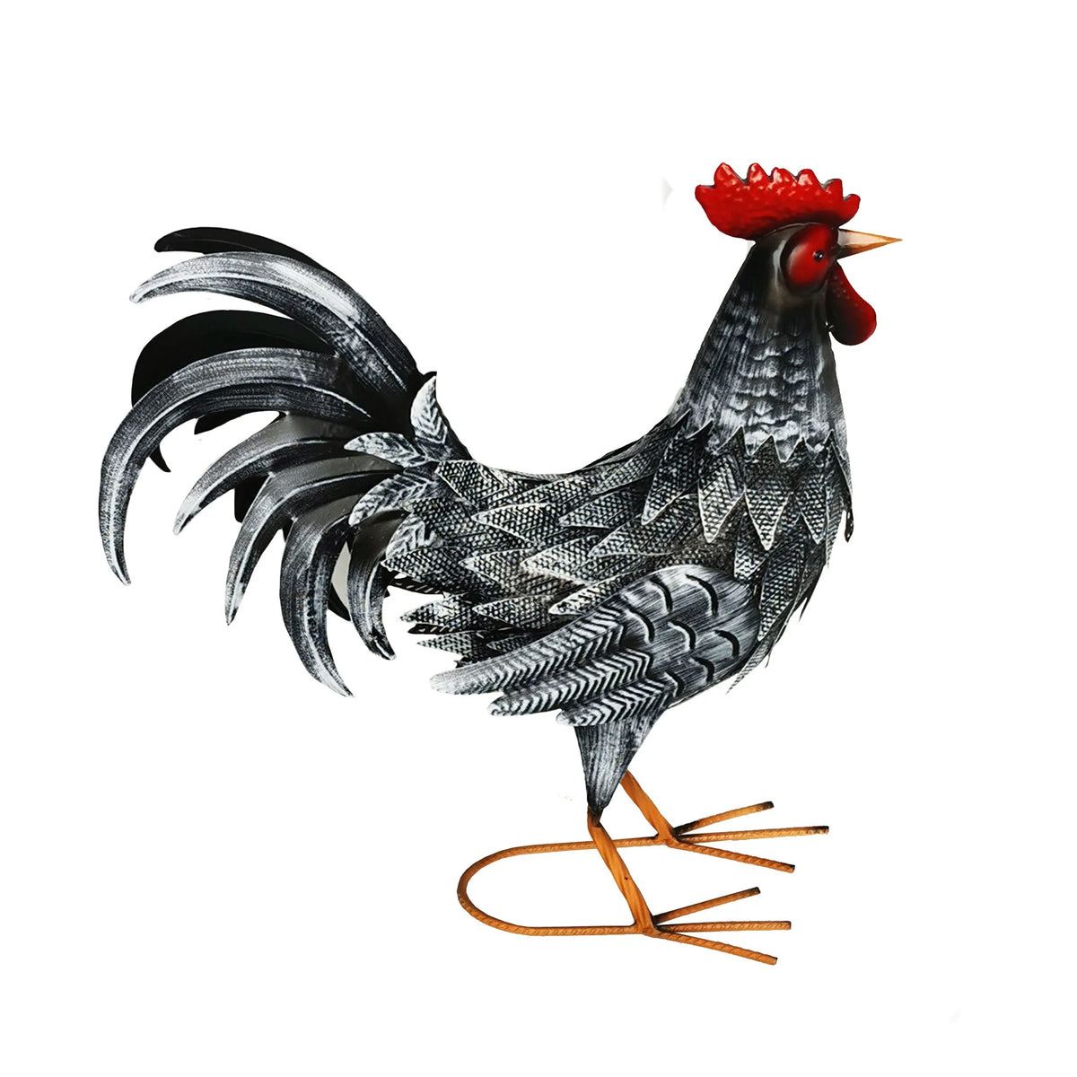 Coq en métal - 2 modèles – La mèche verte